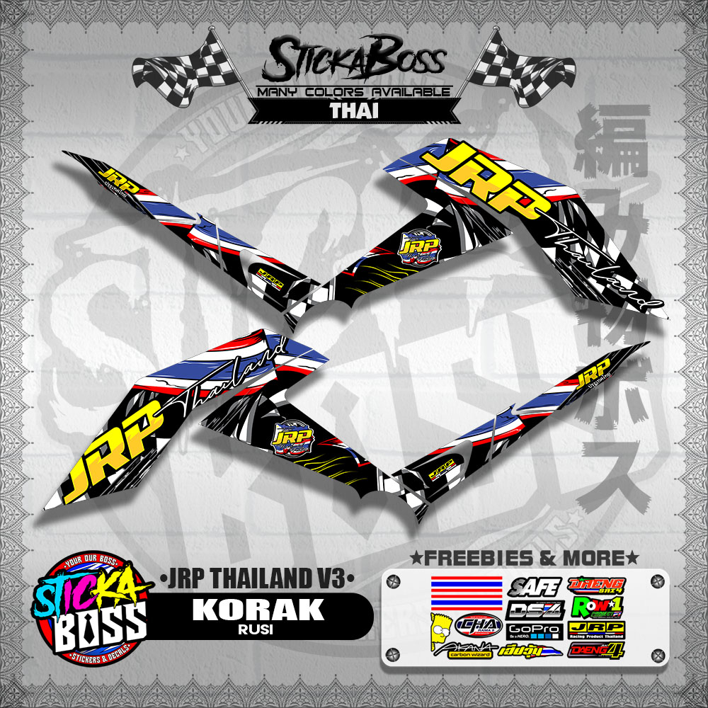 KORAK DECALS ( JRP THAILAND V3 ) 【WITH FREEBIES】 | Shopee Philippines