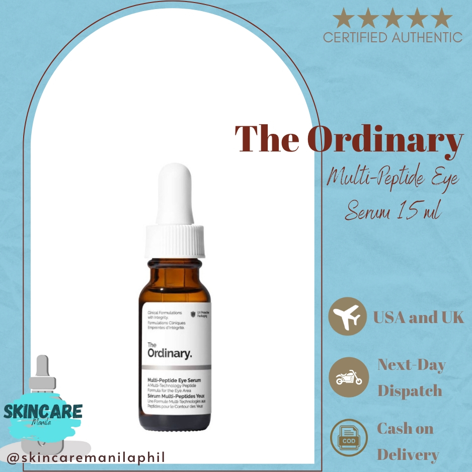 The Ordinary Multi-peptide Eye Serum 15ml | Shopee Philippines