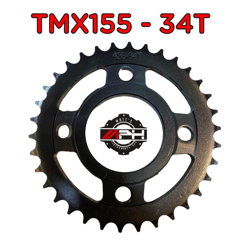 Rear Sprocket TMX155/125 Alpha/Supremo/CG125/CB125/Rouser/Rusi TC ...