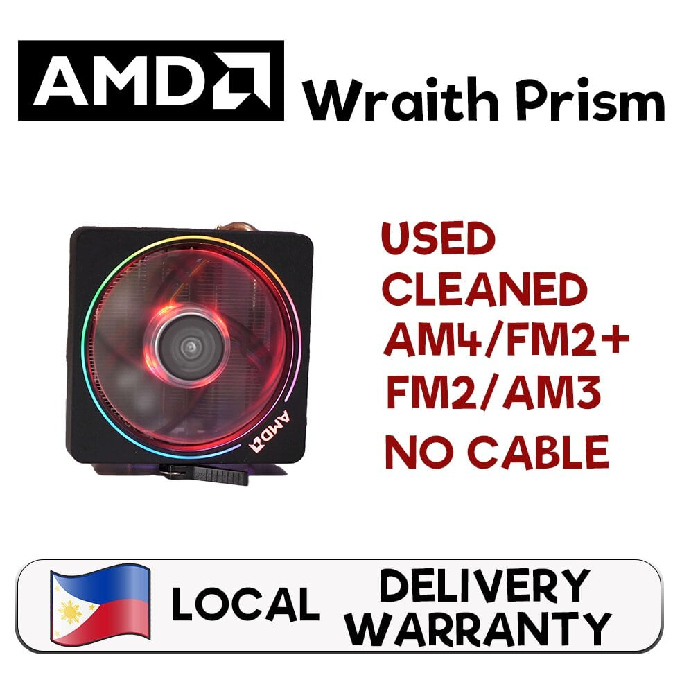 USED AM4 Cpu Cooler Fan AMD Heatsink Fan AMD Wraith Stealth AMD Cooler ...