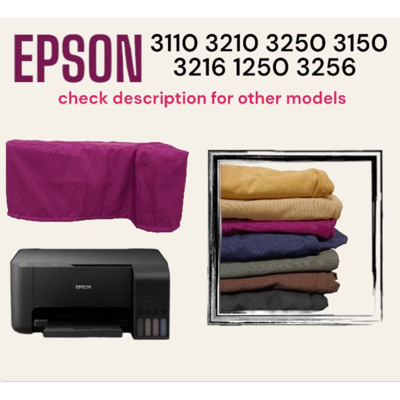 PRINTER DUST COVER protection from dust WITH INK TANK | Shopee Philippines