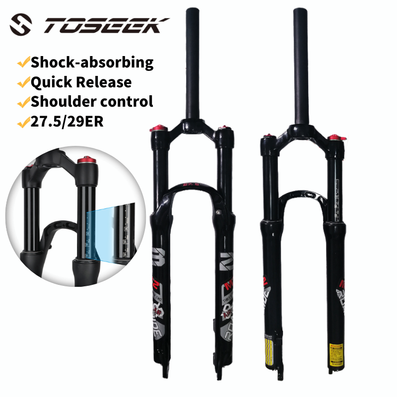 TOSEEK MTB Air Fork Suspension 27.5/29 Lightweight Alloy Mountain Bike ...