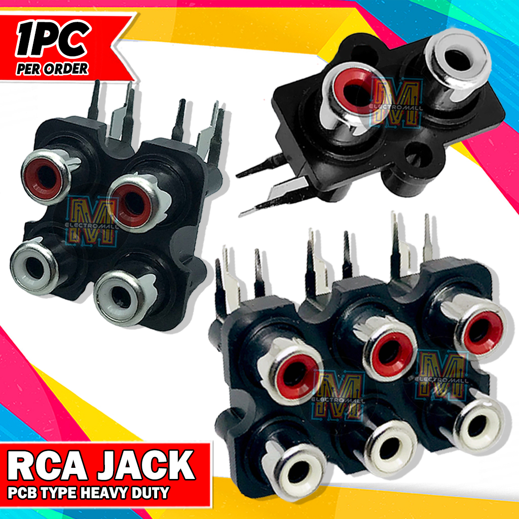 RCA JACK PCB TYPE HEAVY DUTY | Shopee Philippines
