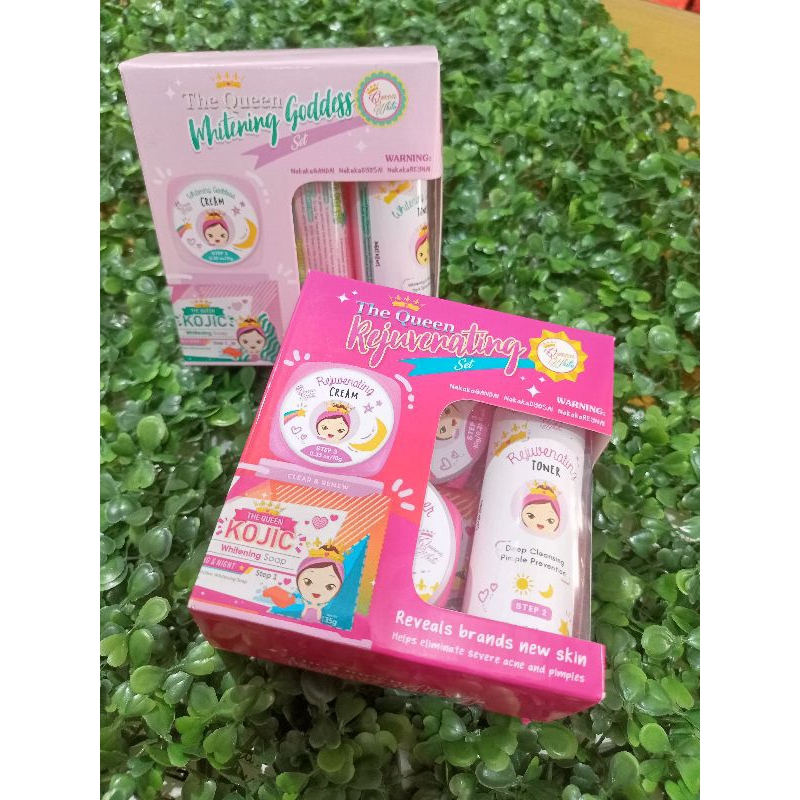 QUEEN WHITE GODDESS & REJUVENATING SETS ORIGINAL | Shopee Philippines