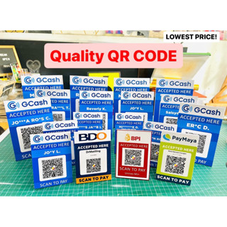 QR code standee Gcash Paymaya and Bank | Shopee Philippines