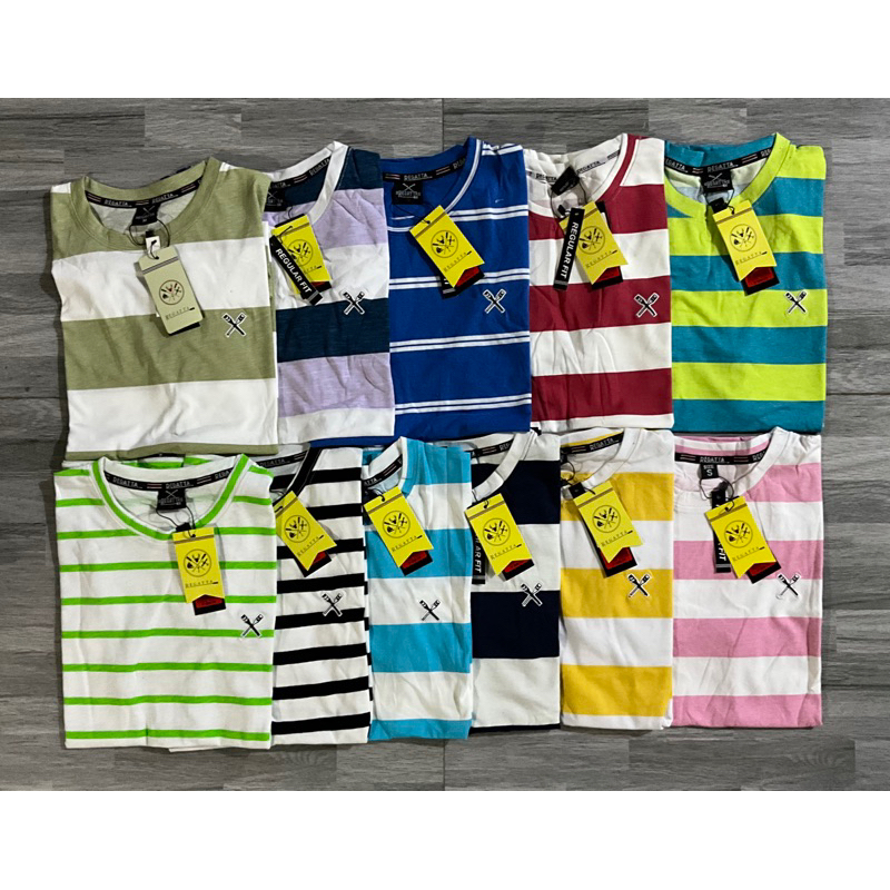 Stripes Branded Overrun Random Design Unisex Straight Cotton Shirt ...