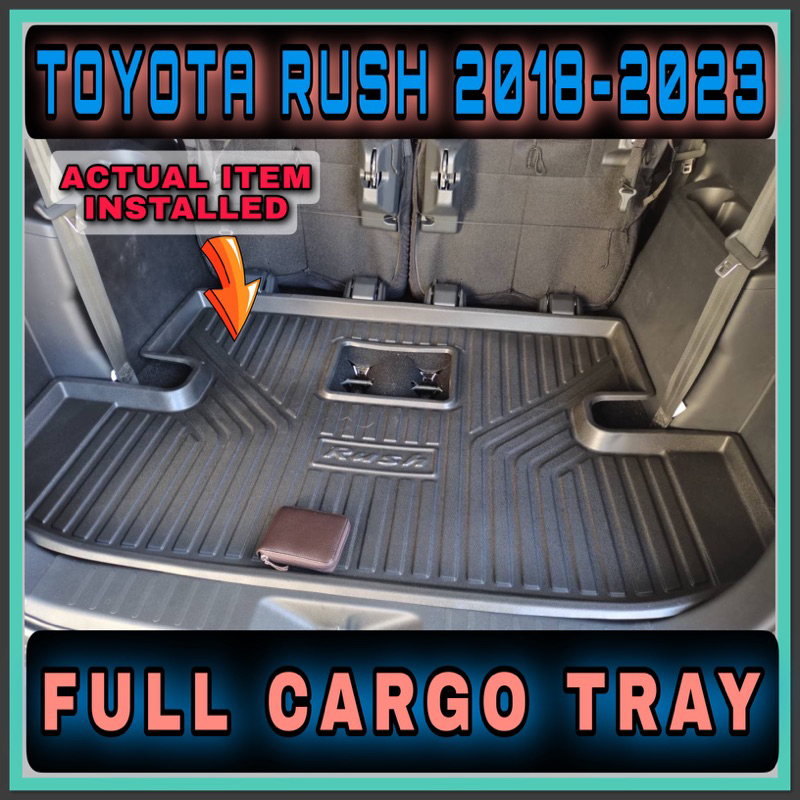TOYOTA RUSH 2018-2023 FULL CARGO TRAY | Shopee Philippines