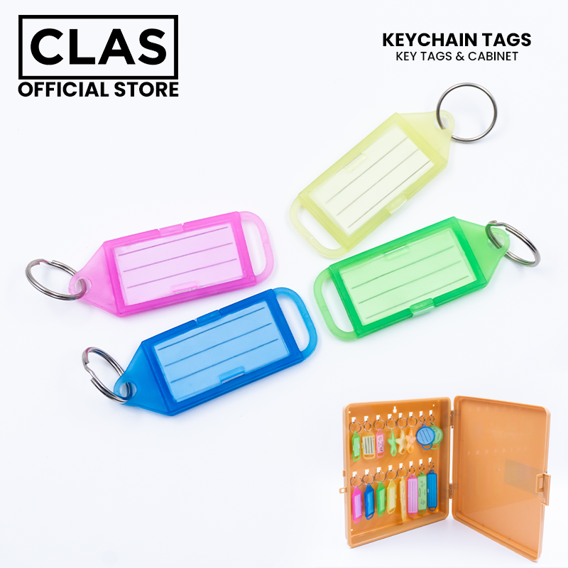 CLAS Key Chain Blister Packs | Key Tags to name your Keys and Organize ...