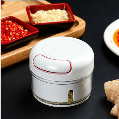 Mini Food Chopper Hand Pull Garlic Grinder Onion Ginger Masher Shredder ...