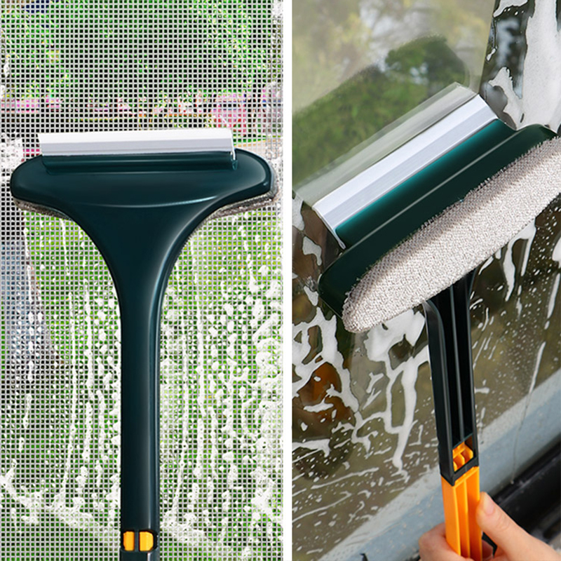 window and blinds brush wipe glass dry and wet dual-use all purpose ...