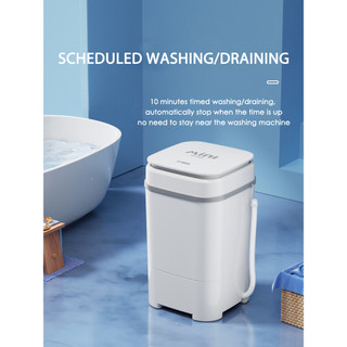 HODEKT Portable Washing Machine With Dryer 7KG Blue Light Sterilization ...