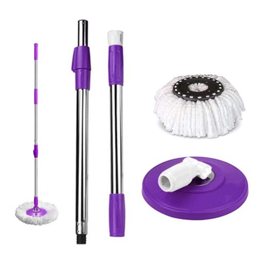 360 Degree Rotating spin mop Microfiber Mop Heads Mop Floor Replacement ...