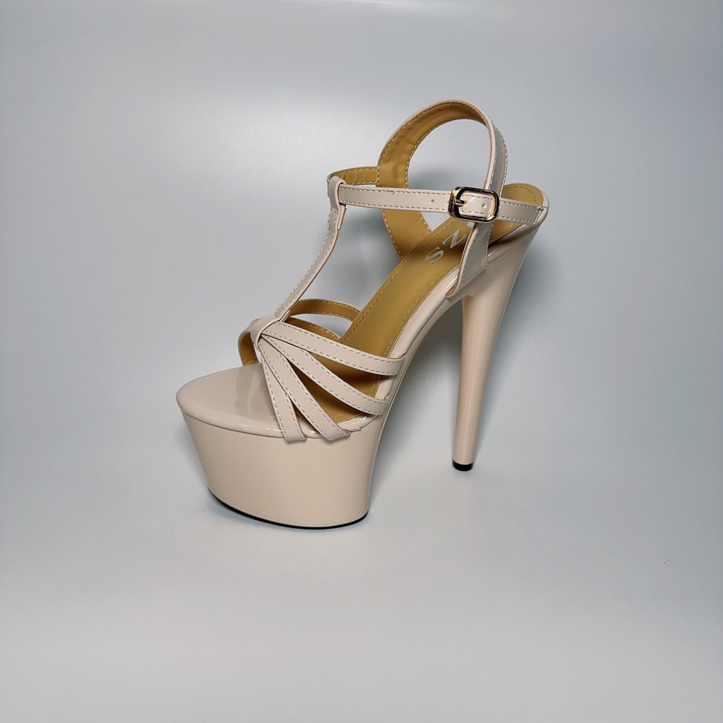 bragais style high quality glossy Pageant heels 7 inches Very High Heel ...