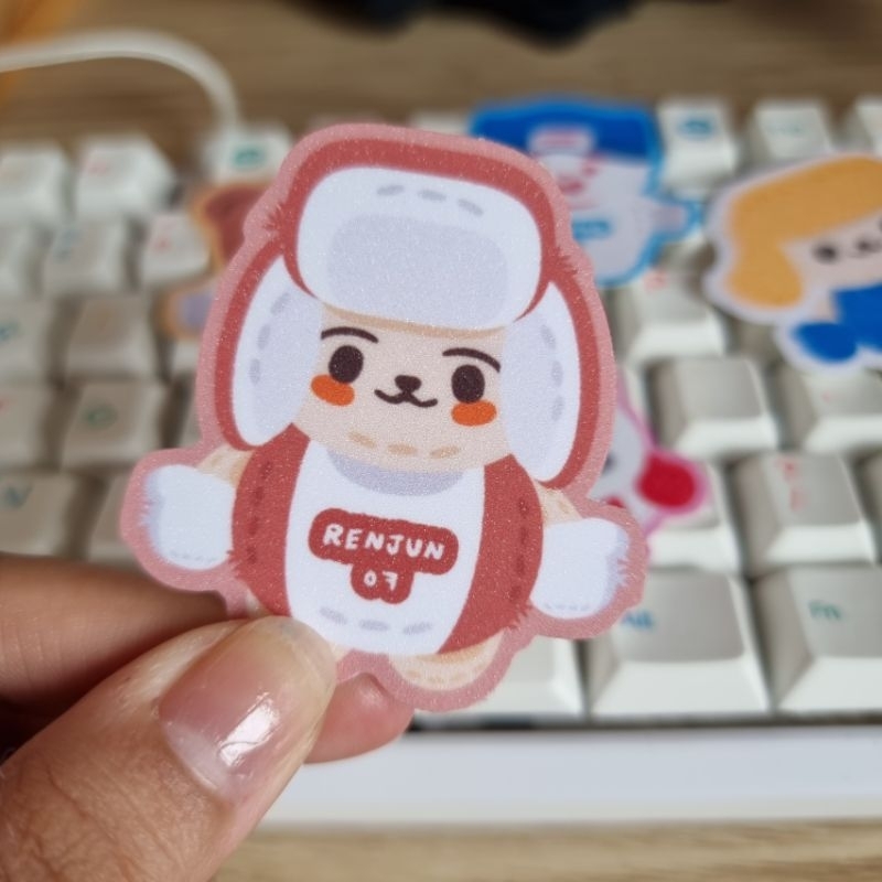 NCT Dream Plushie Fanart Waterproof Glitter-Laminated Stickers | Shopee ...