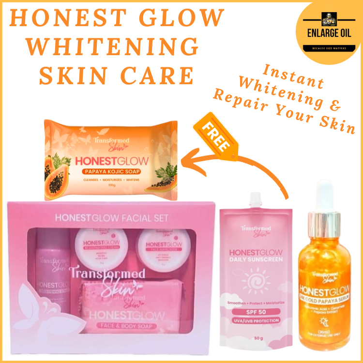 Honest Glow Rejuvenating Set Skin Care Set Acne Remover & Dark Spot ...