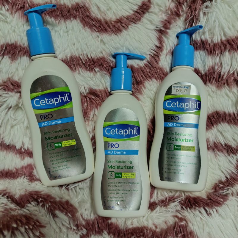 Cetaphil Pro AD Derma Skin Restoring Moisturizer 295ml | Shopee Philippines