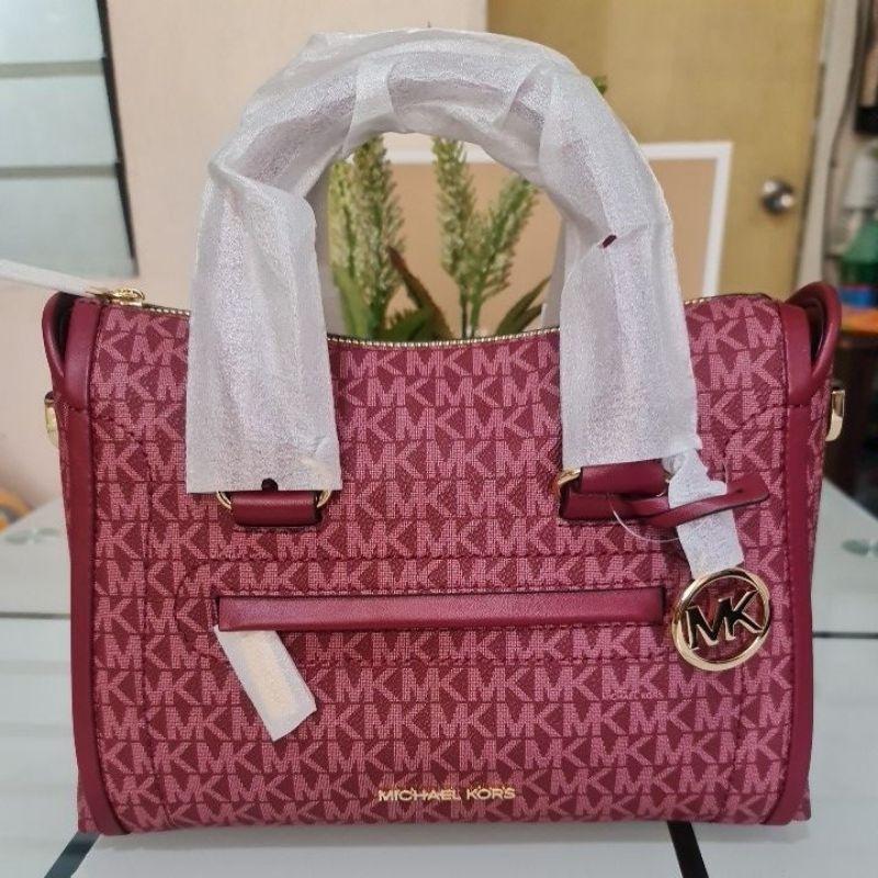 Michael Kors Carine Medium Logo Satchel with FREE MK GIFT BOX worth $5 ...