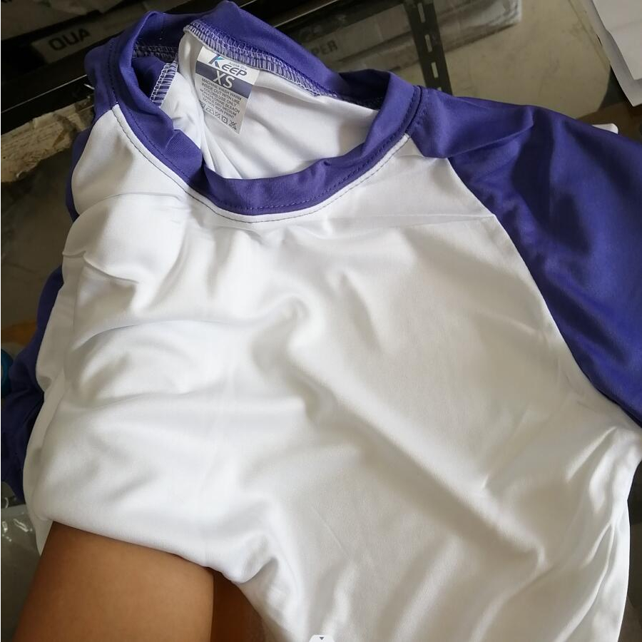 KEEP Active Dry Raglan T-shirt Unisex Roundneck With COLOR SLEEVE ...