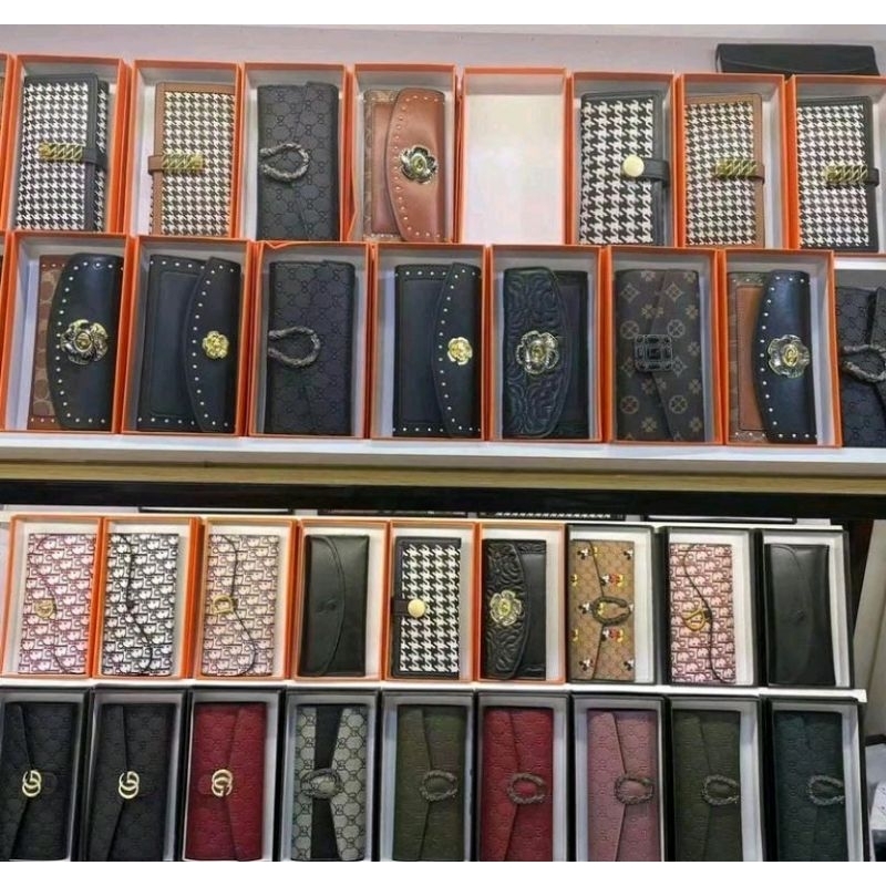 50pcs Premium Slim Wallets with Box | Shopee Philippines