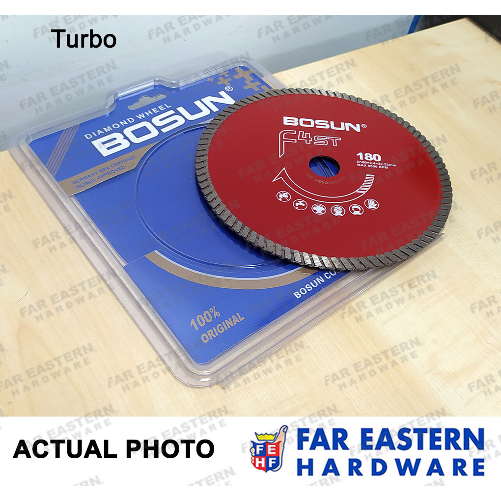 BOSUN Diamond Cutting Disc 7" Super Thin | Turbo | Segmented | Shopee ...