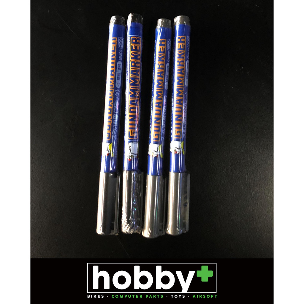 Gundam Marker Super Fine GM01 Black, GM02 Gray | Shopee Philippines