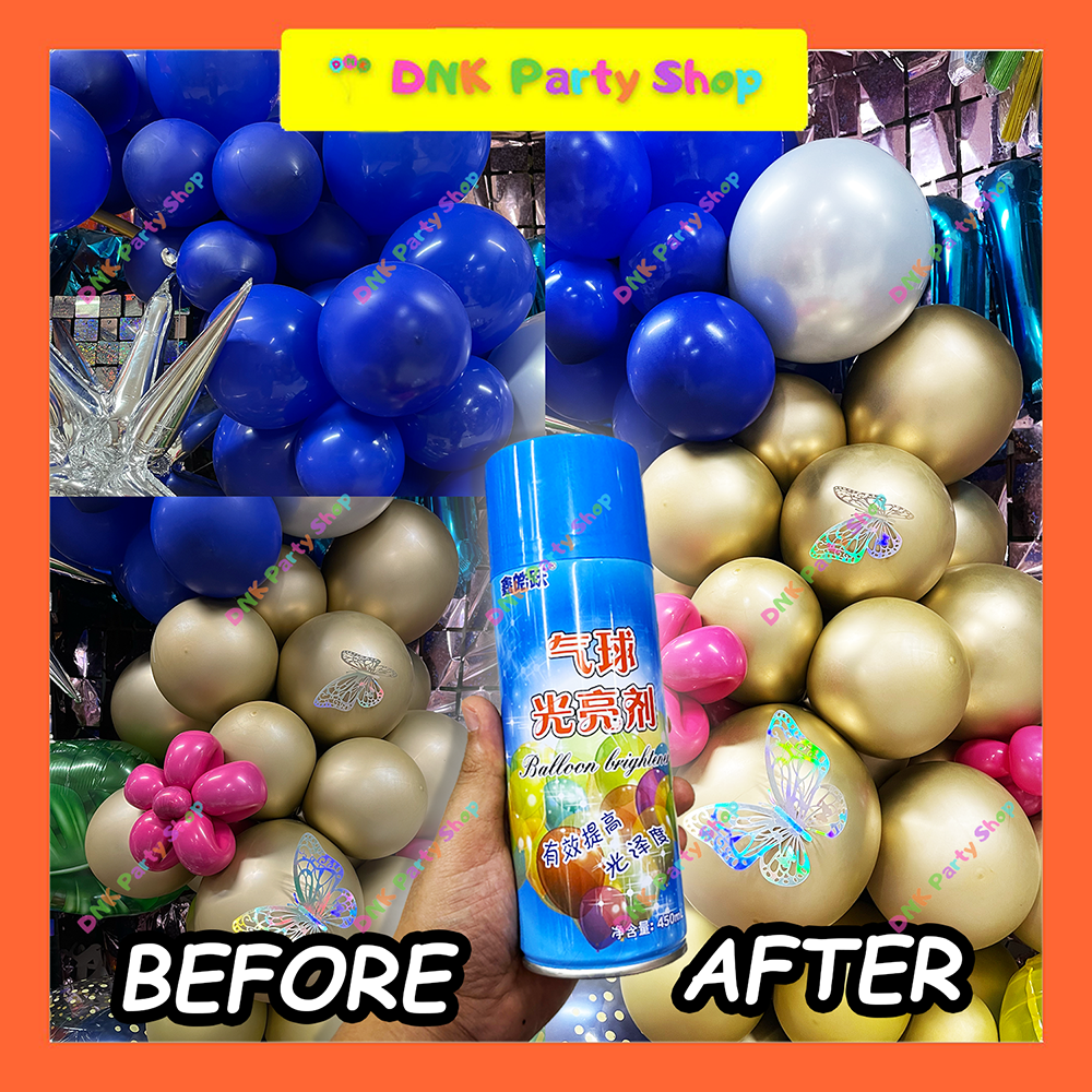 Balloon Shine Polisher Brightener Spray Shiner 450m Birthday Wedding Anniversary Party Supply ...