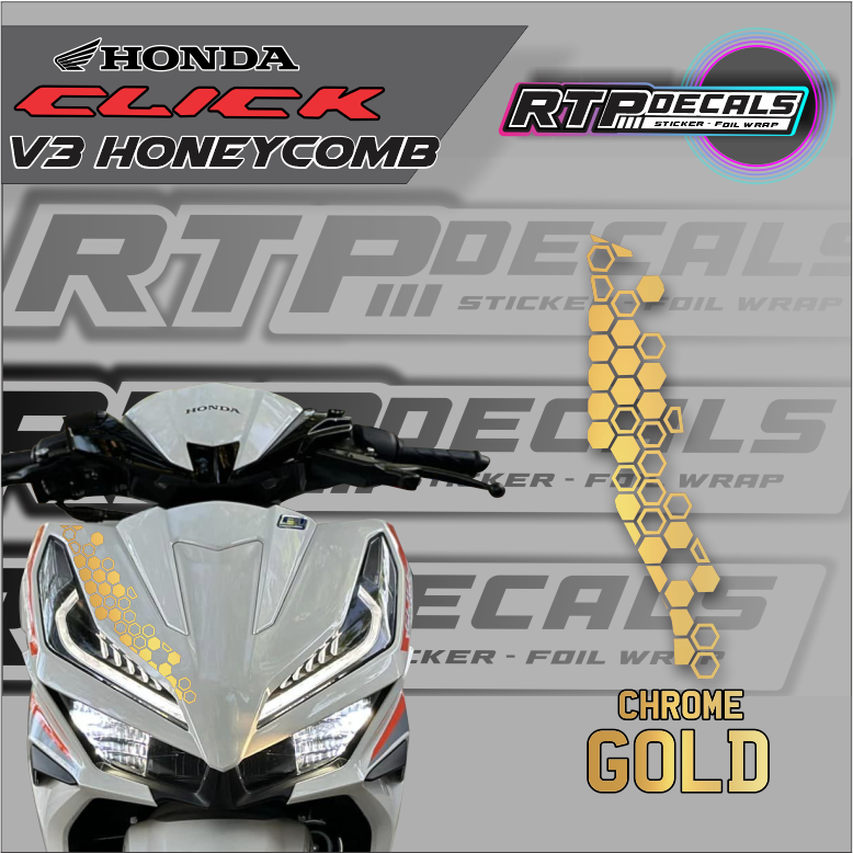 Honda Click V3 Honeycomb Decals Sticker | Shopee Philippines