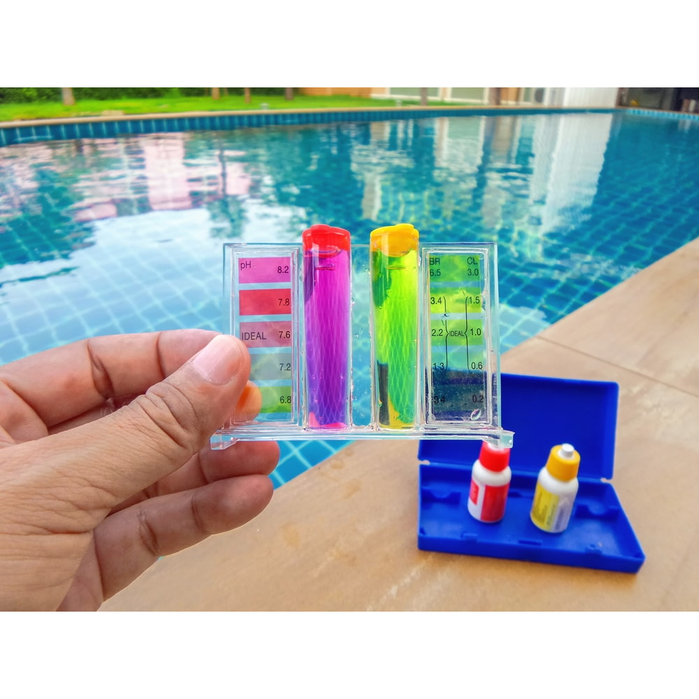 Karol 2-in-1 Swimming Pool Test Kit Chlorine & pH Tester (Water Acidity ...