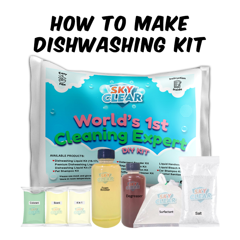 Dishwashing Liquid Kit DIY (17 liters Yield) Upgraded 10 components ...
