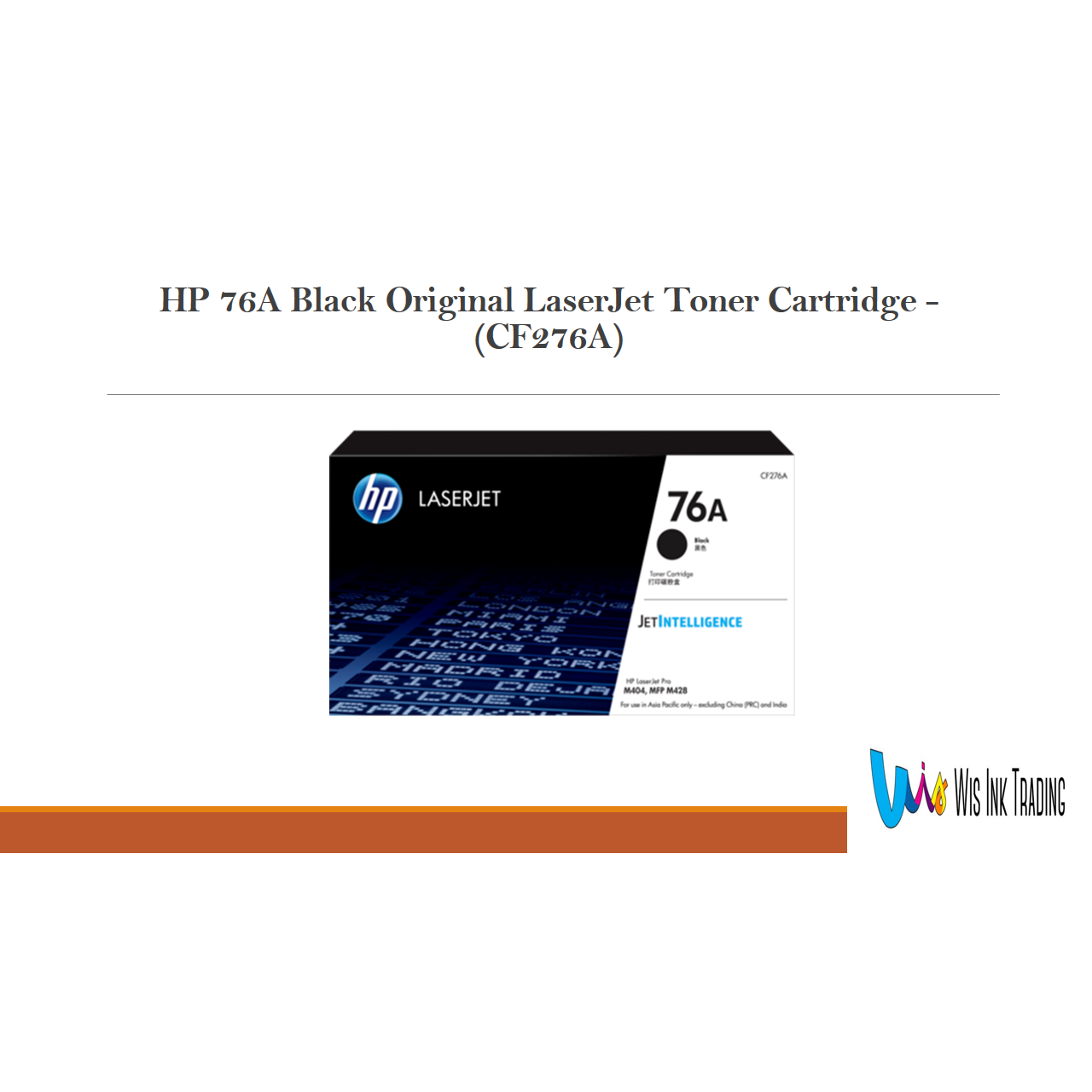 HP 76A Black Original LaserJet Toner Cartridge - (CF276A) | Shopee ...