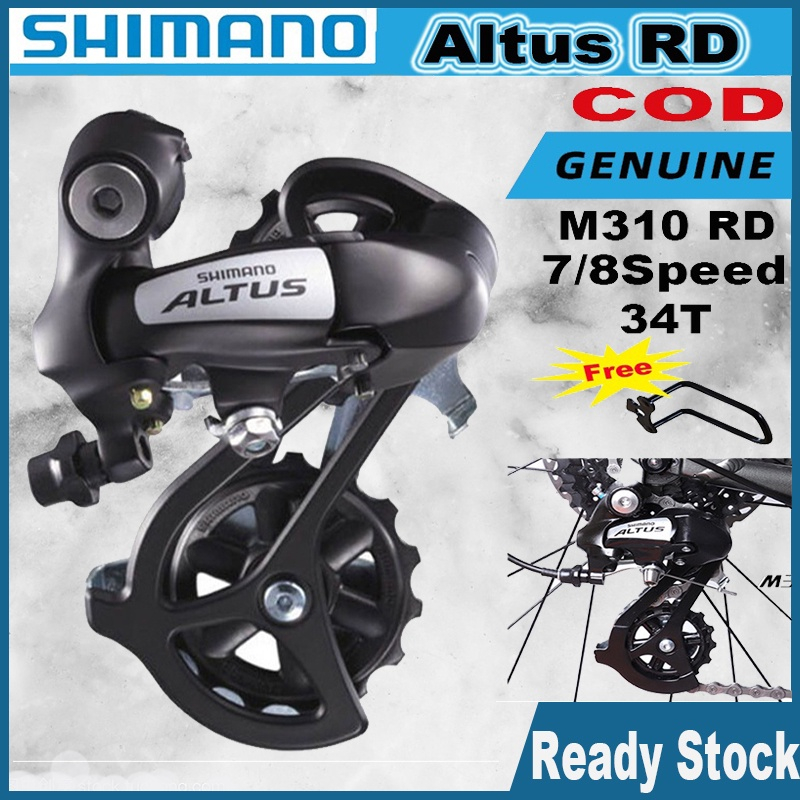Shimano Altus M310 RD 7/8 speed Rear Derailleur 36T MTB Bicycle Cycling MTB Rear Derailleur ...