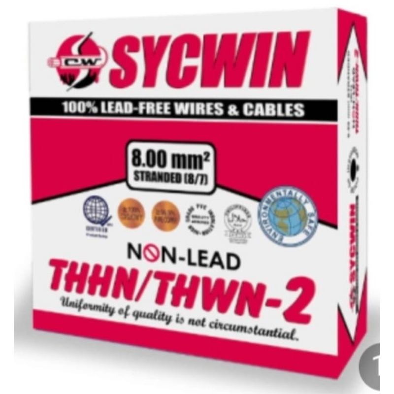Sycwin Thhn box 8/7 8mm stranded | Shopee Philippines