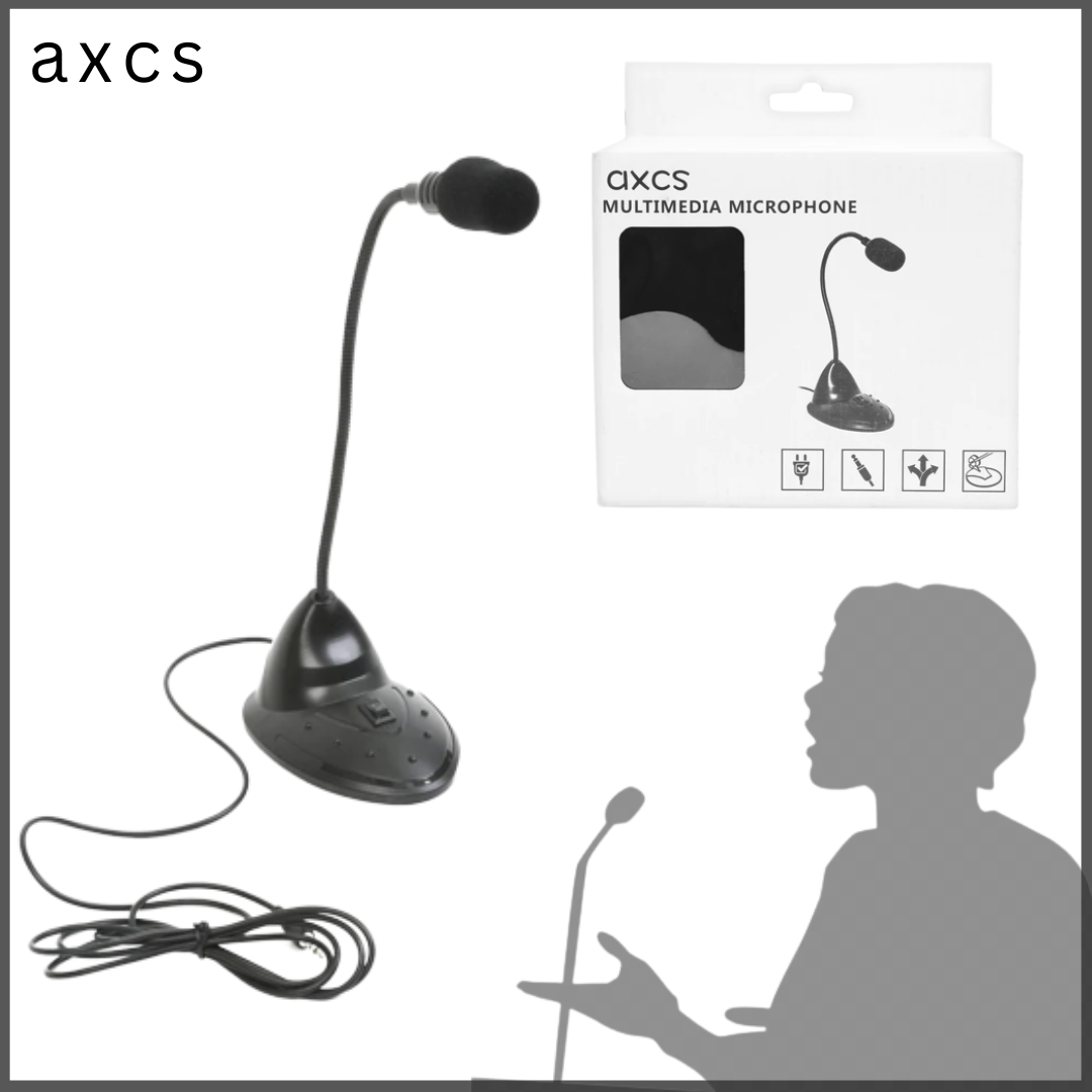 AXCS 3.5mm Computer Multimedia Microphone 1.8M ( GPM ) | Shopee Philippines