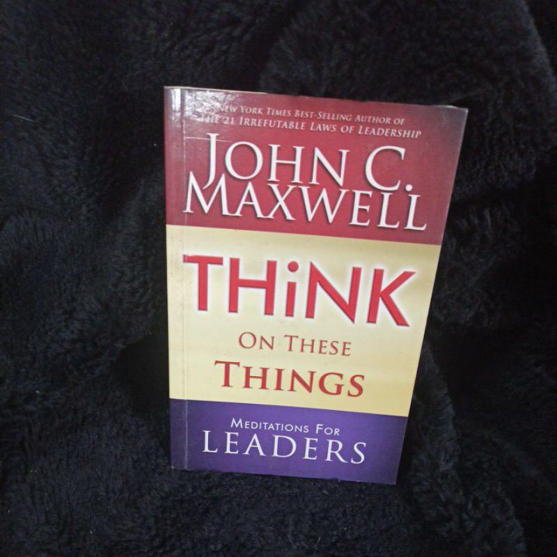 Think on these things by john maxwell | Shopee Philippines
