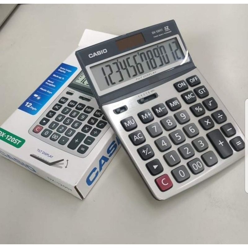 CASIO DX120ST DESKTOP CALCULATOR ORIGINAL WITH 12 MONTHS WARRANTY ...