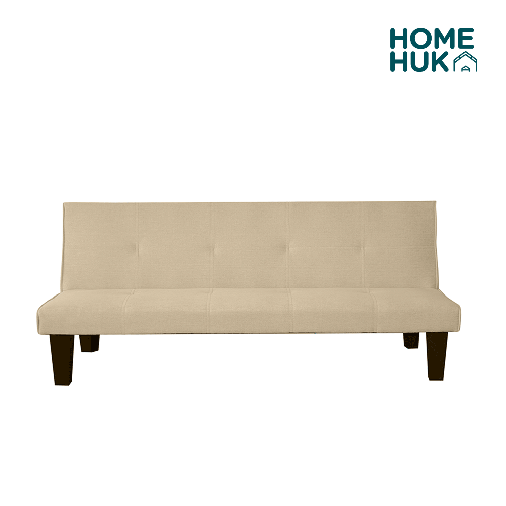 HomeHuk Sofa Bed Fabric PVC Legs - Solid Wood Frame | Shopee Philippines