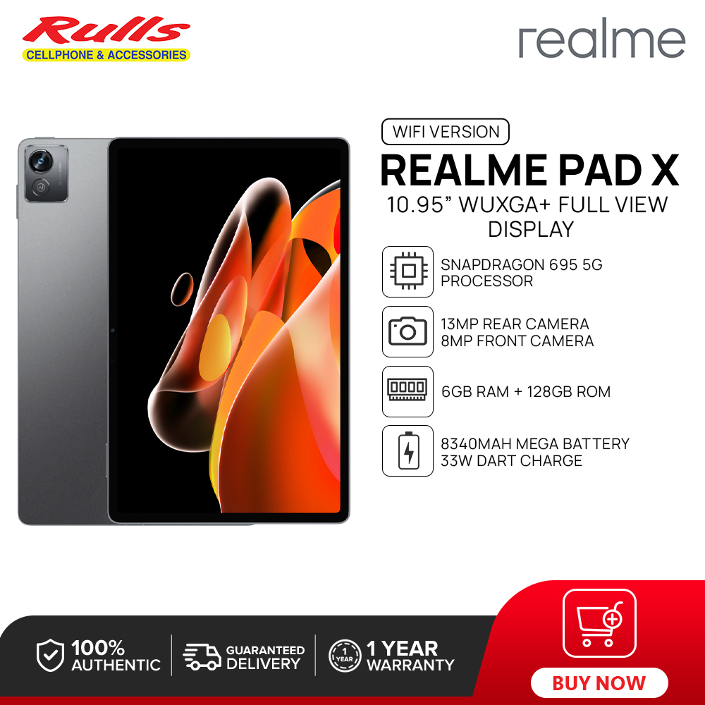 Realme Pad X Tablet (WiFi Version) | 6GB RAM + 128GB ROM | Snapdragon ...