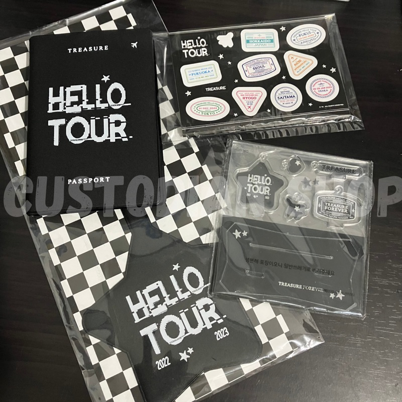 [Onhand] Treasure Hello Tour MD Travel Kit and Acrylic PC Holder Tingi ...