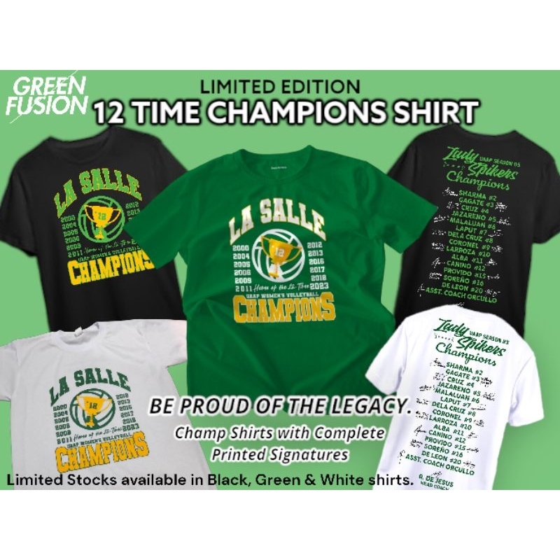 Championship Shirts and Never Shall We Fail La Salle Volleyball Shirt ...