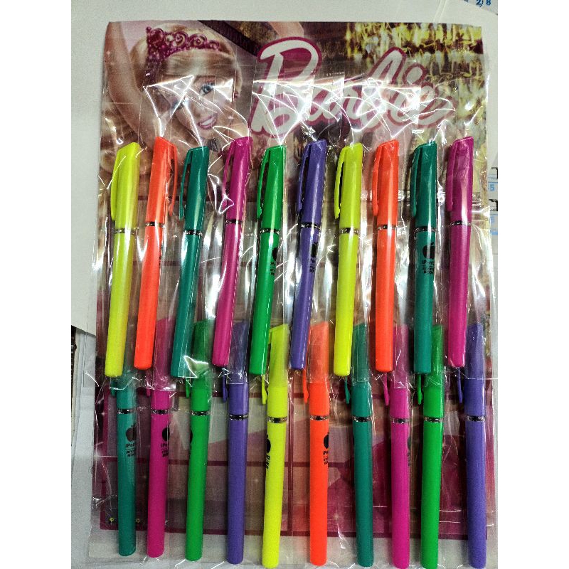 Signpen Ballpen black ink ipen gel pen 20 pcs per pad lootbag | Shopee ...