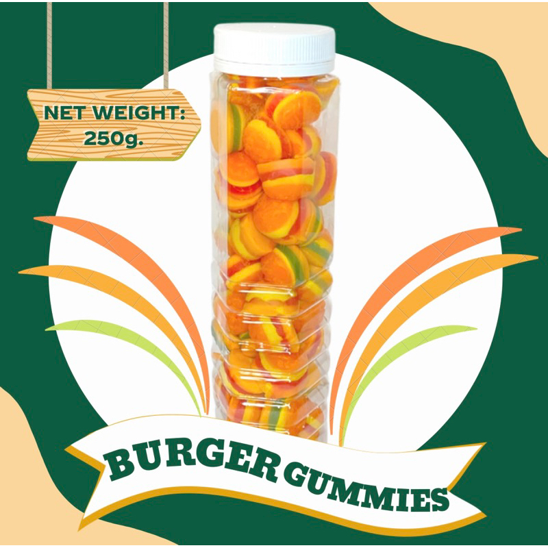 Burger Gummies 250g. | Shopee Philippines