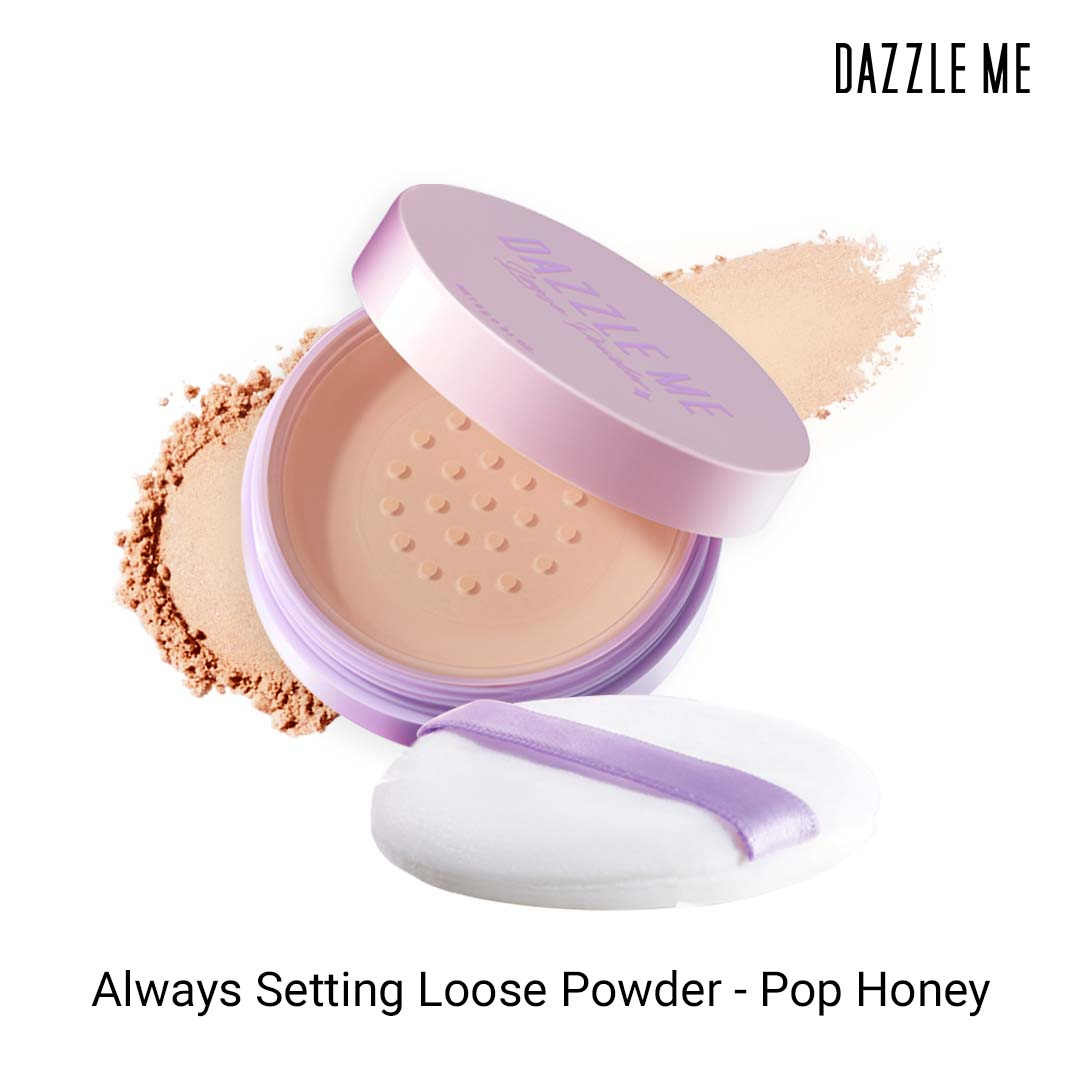 DAZZLE ME Always Setting Loose Powder | Long Lasting Matte Loose Powder ...