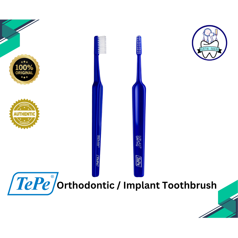 TePe Orthodontic / Implant toothbrush | Shopee Philippines