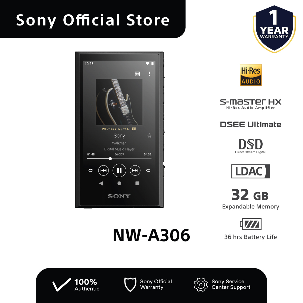 Sony NW-A306 NW A306 / A300 Walkman A Series Portable Music Player ...