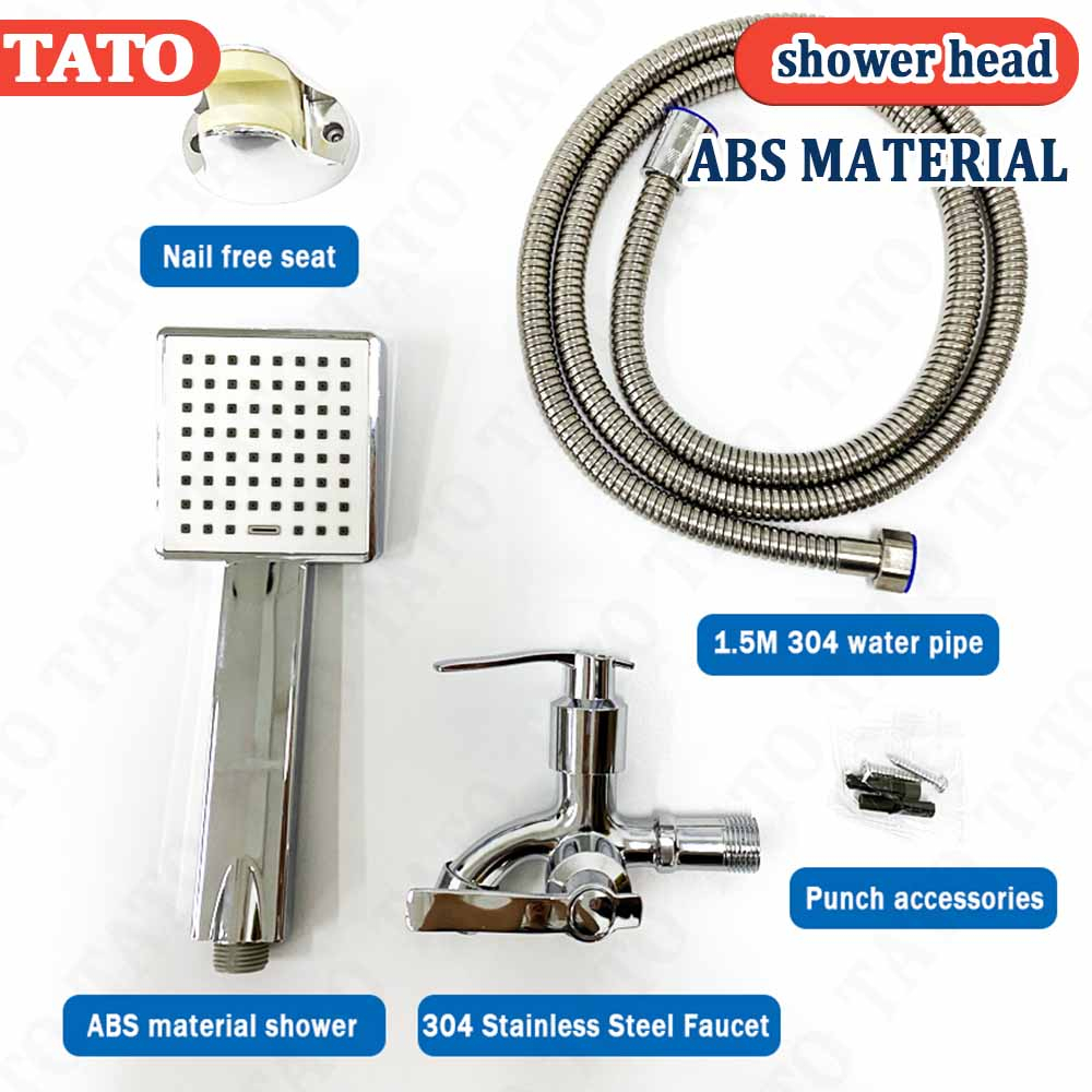 304 Stainless Steel Telephone Shower Set Shower Set With Faucet Gripo ...