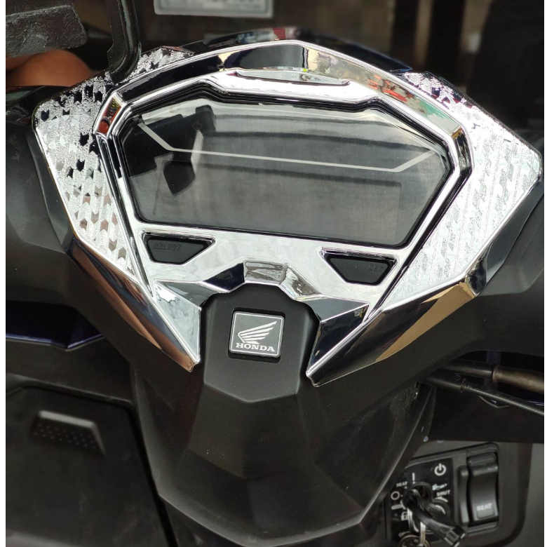 New Hologram carbon panel and screen protector for Honda Click V3 ...