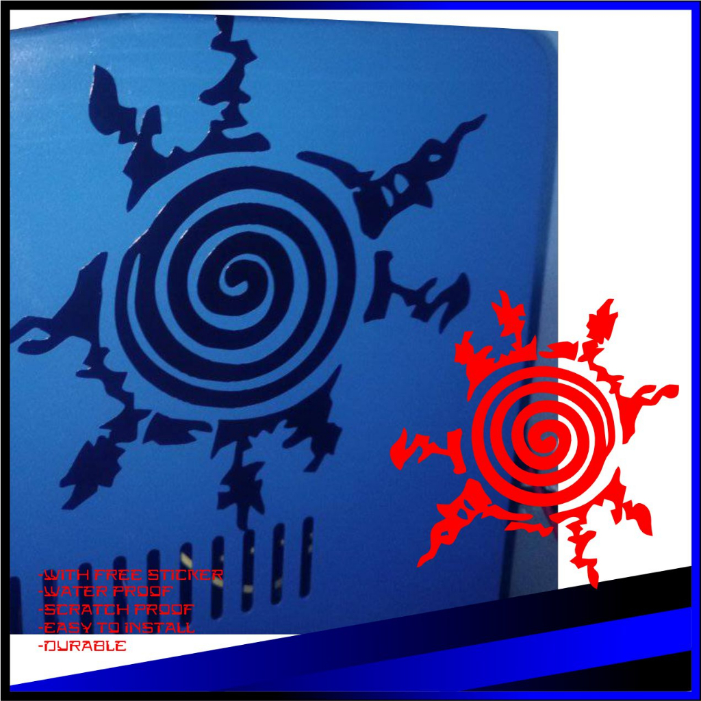 NARUTO SEAL NARUTO sticker cut-out decals waterproof | Shopee Philippines