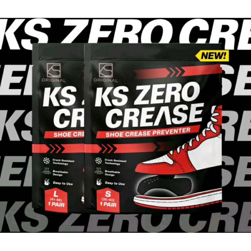 KS ORIGINAL ZERO CREASE SHOE CREAZE PREVENTER Anti-crease Toe Cap ...