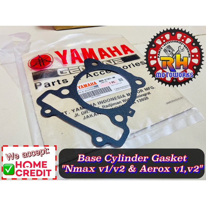 Base Gasket for Nmax v1/v2, Aerox v1/v2 (YAMAHA GENUINE PARTS) | Shopee Philippines