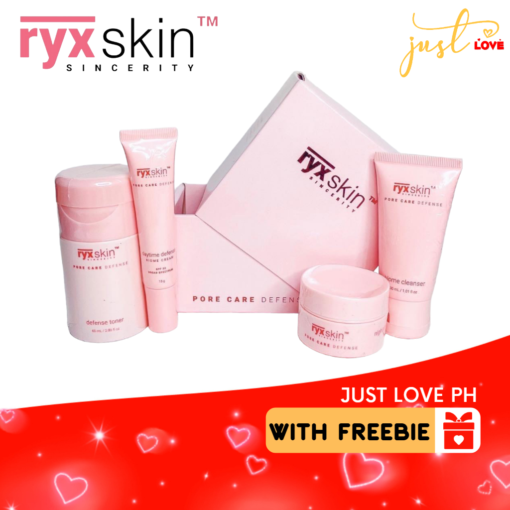 RyxSkin Pore Care Defense Set | Poreless Maintenance Set | Shopee ...